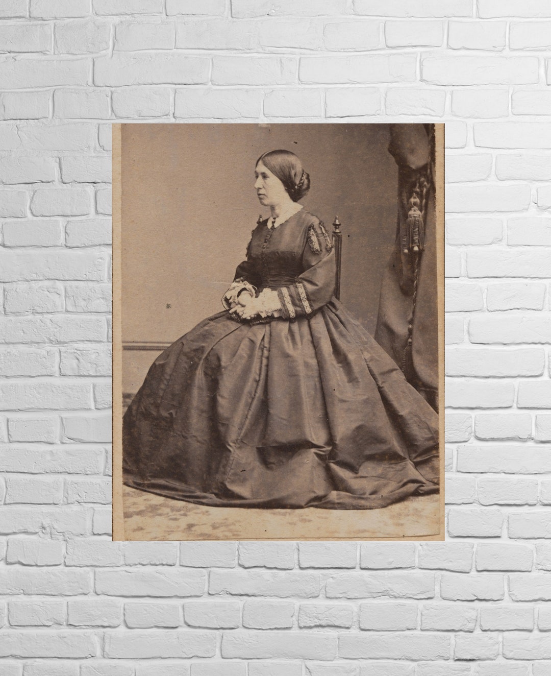 Julia Dent Grant, 1864, New Reproduction Photo - Etsy