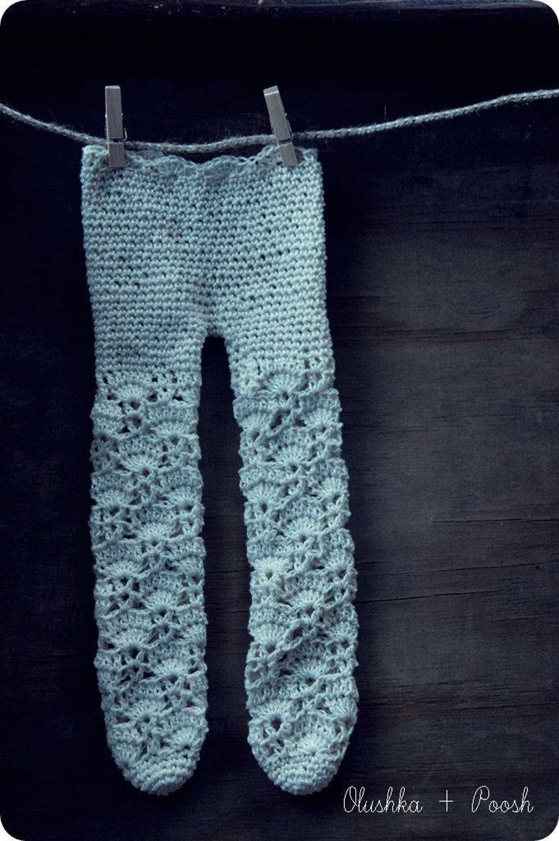 Doll Tights, 16-18 Inch Doll Crochet Lace Tights, Handmade Tights - Etsy