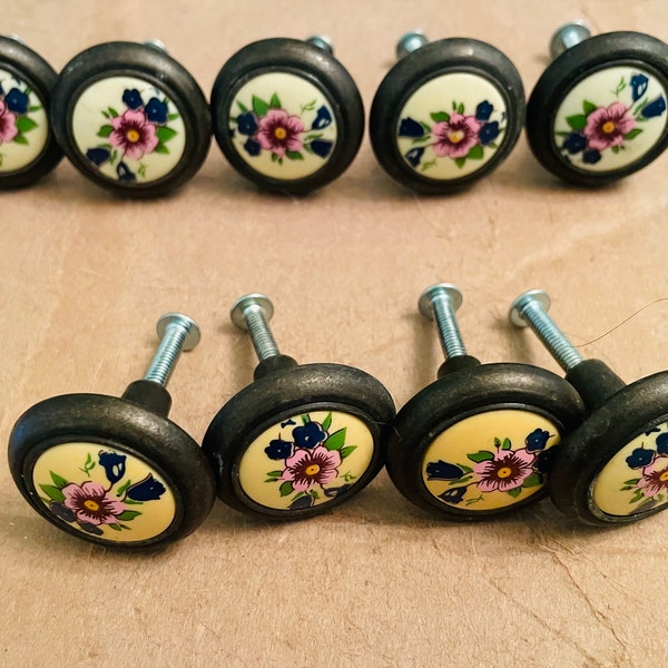 Antique Porcelain Cabinet Pulls Knobs - Etsy Antique Porcelain Cabinet Pulls Knobs - Etsy
