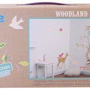 Woodland Tree Wall Decals - Etsy