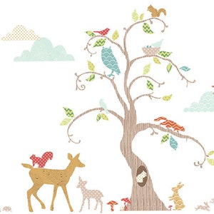Woodland Tree Wall Decals - Etsy