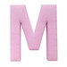 Pink Gingham Fabric Wall Letters - Etsy