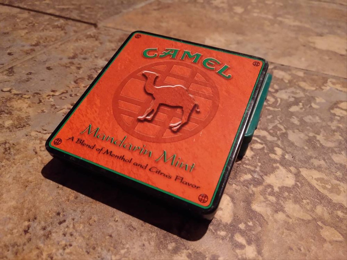 Vintage Camel Tin Cigarette Case Made in Germany Mandarin | Etsy
