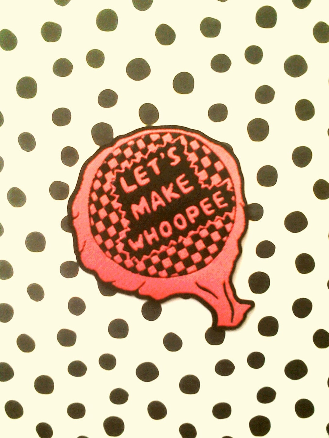 Let's Make Whoopee Patch - Etsy