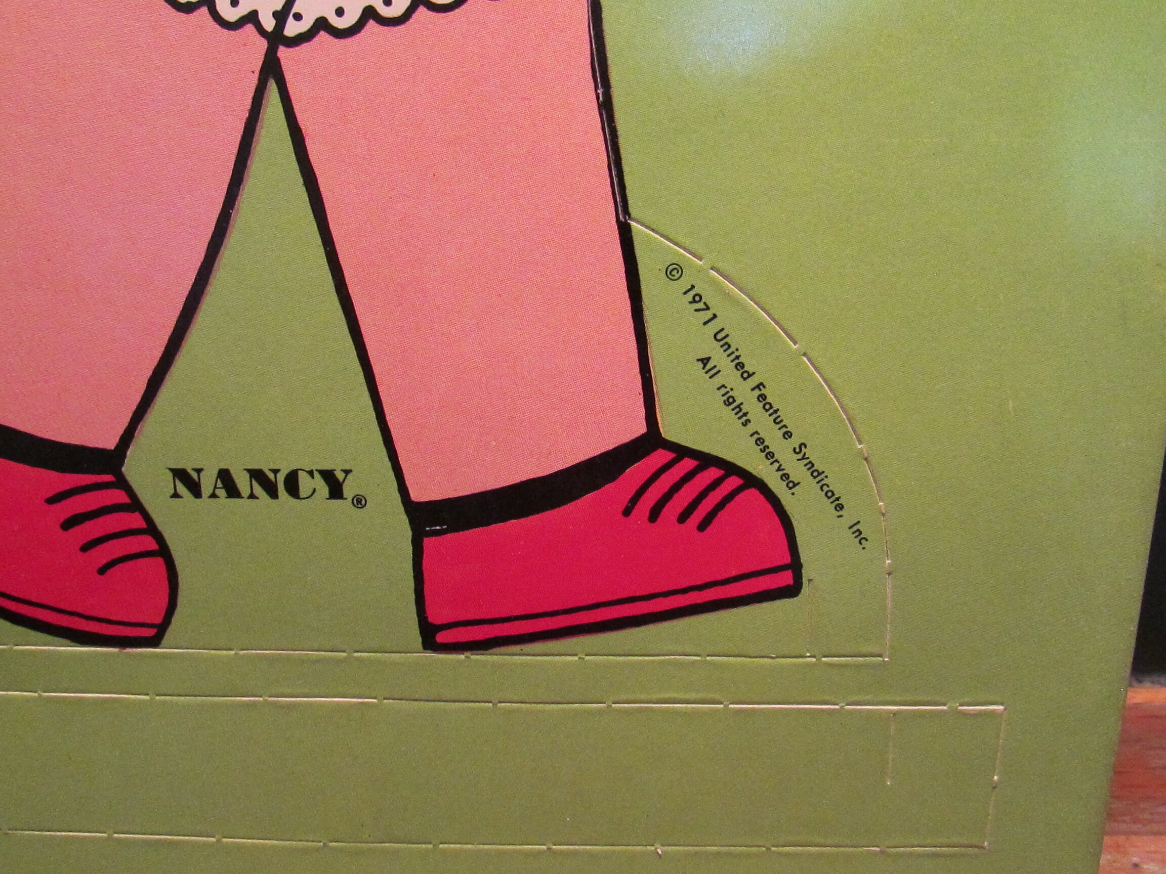 Vintage NANCY a Paper Doll Book UNCUT 1971 WHITMAN Cartoon Authorized ...