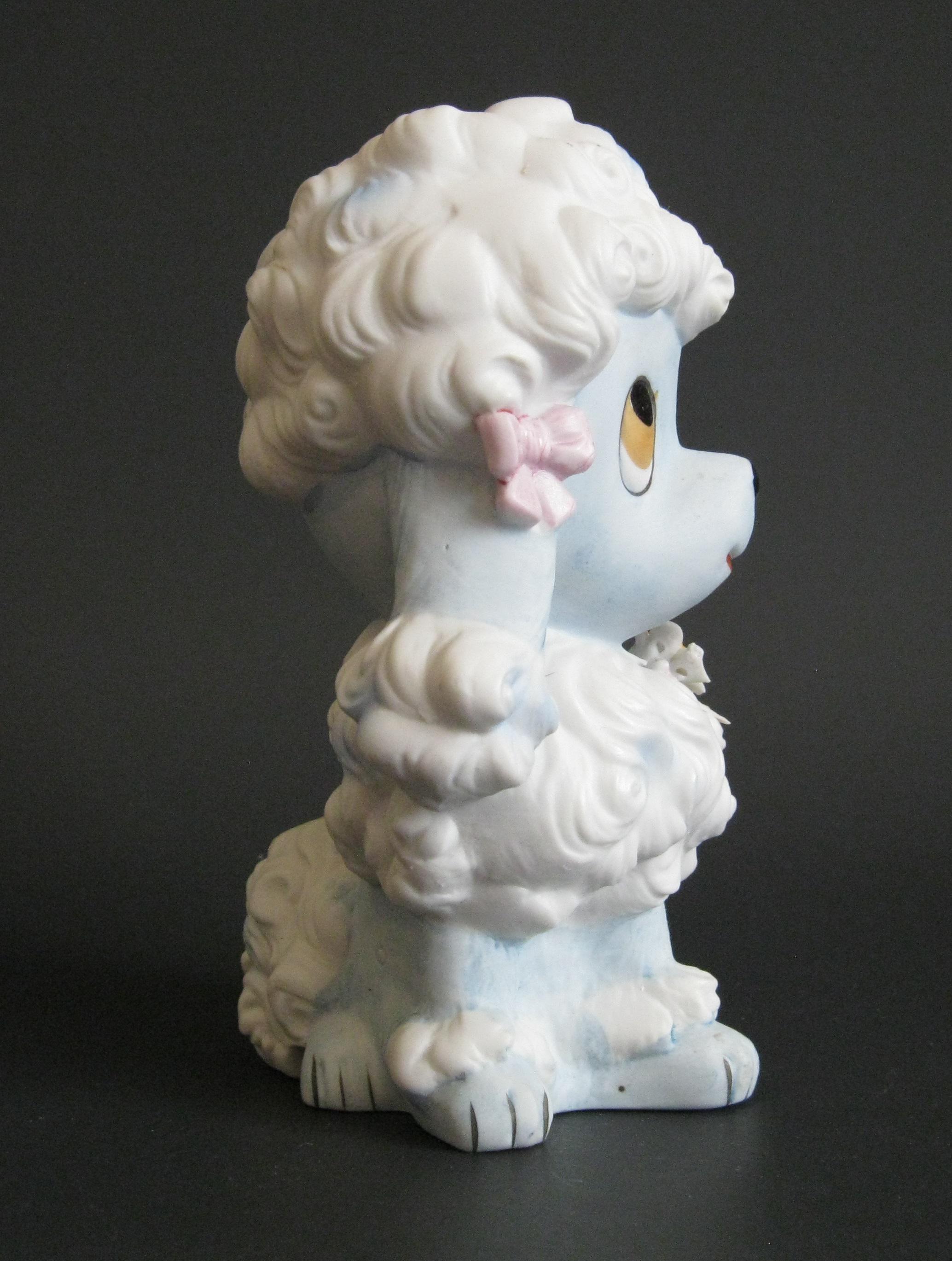Vintage Mid Century Blue POODLE Dog NIGHT LIGHT Figurine Japan 6" - Etsy