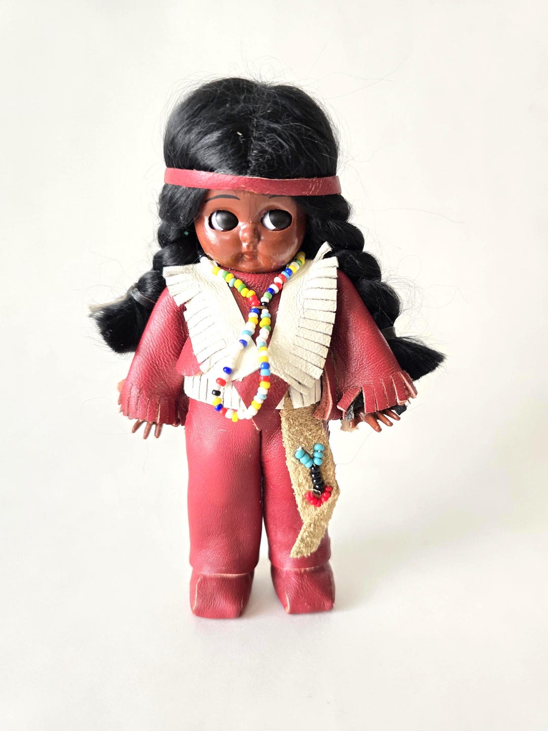 Vintage NATIVE American CARLSON Doll WOODLAND Indian Brave 6" - Etsy