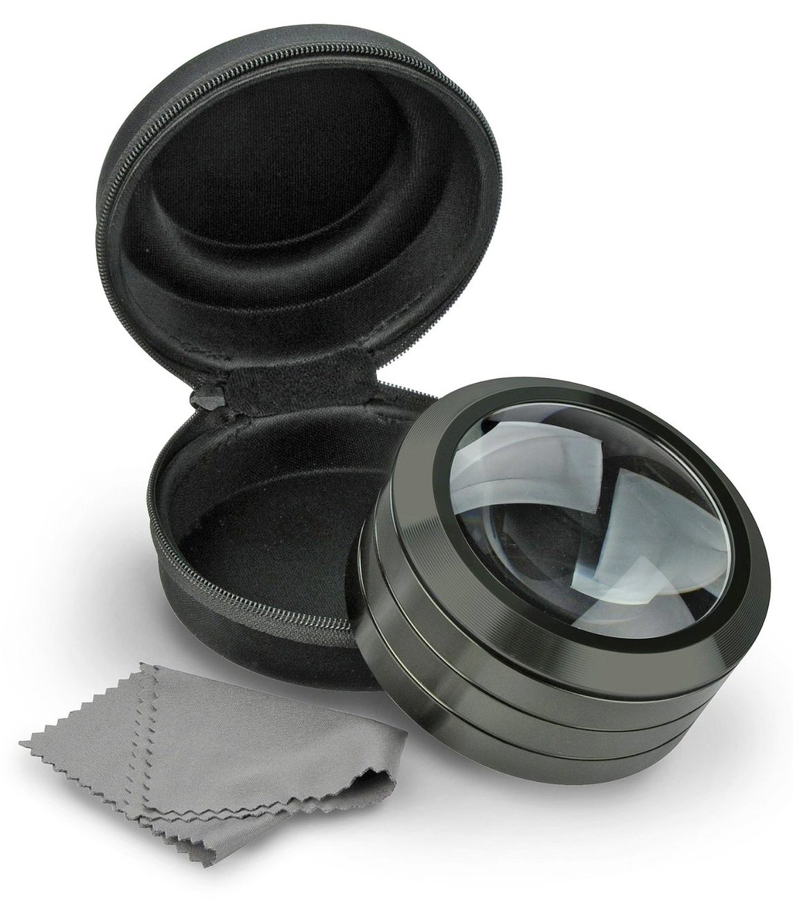 Large Glass 5X MAGNIFIER LOUPE 3 Led Lights Illuminated 2 | Etsy