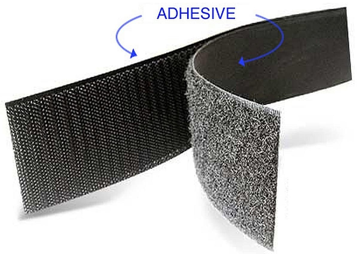 VELCRO Heavy Duty Fastener STRIPS Self Adhesive 2 Sets = 4 Strips Total ...