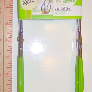 CANNING JAR LIFTER Grabber Tongs Insulated Handle Stainless Universal ...