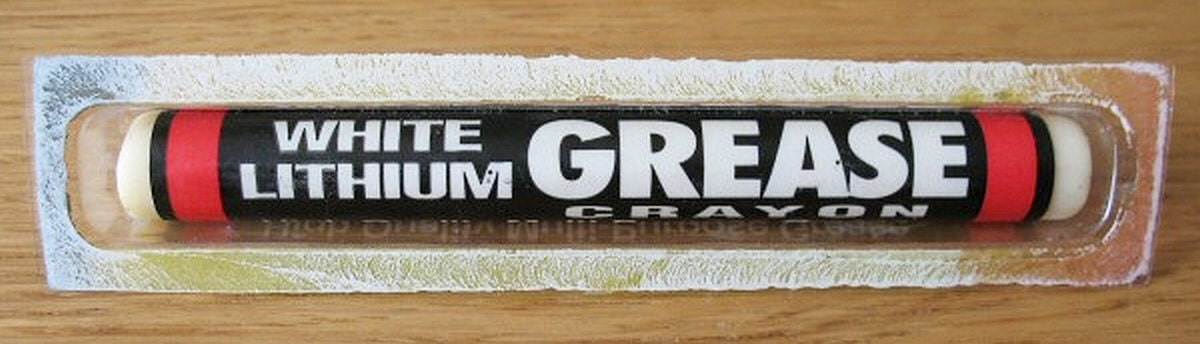White Lithium Grease Lubricant CRAYON Stick Weather & Heat Resistant ...