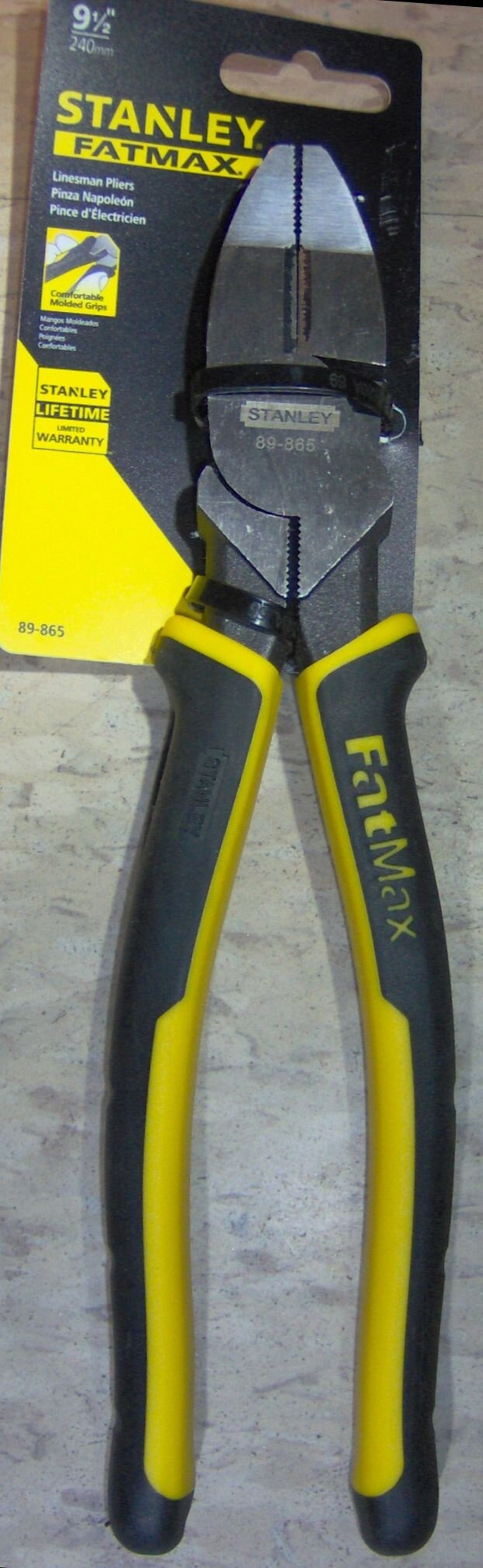 9 1/2" Linesman PLIERS Wire Cutter Cutters Linesmans Fatmax STANLEY ...