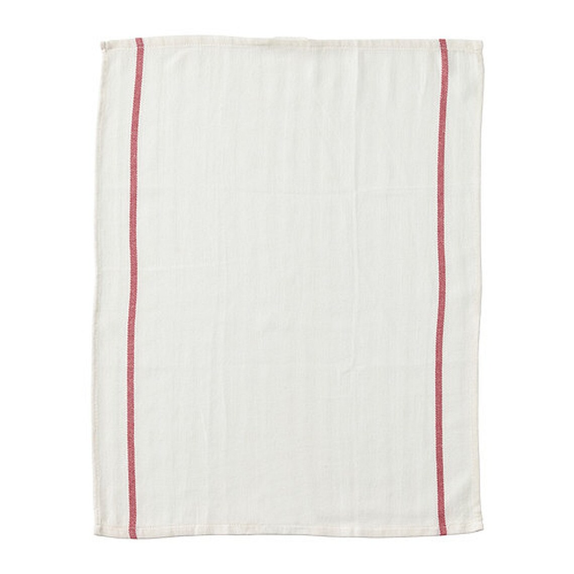 1 Tea TOWEL French Style 100% All Cotton White Red Stripe - Etsy