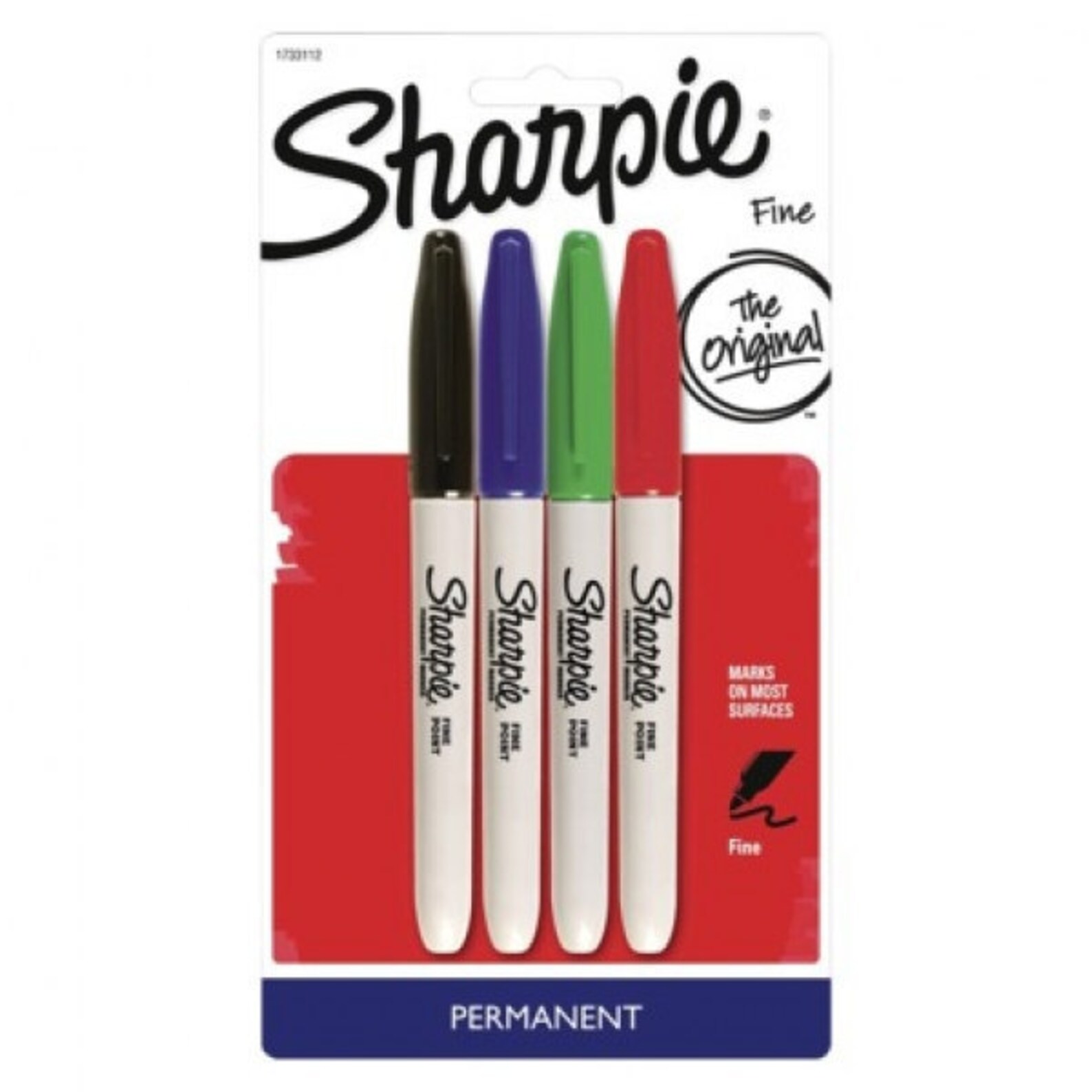 ShArPiE marcadores finos 4 paquete negro azul verde rojo tinta - Etsy ...