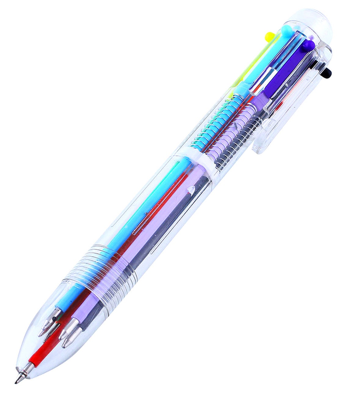 Multi 6 Colors BALL POINT PEN Retractable Ball Point Pen With Six Ink ...