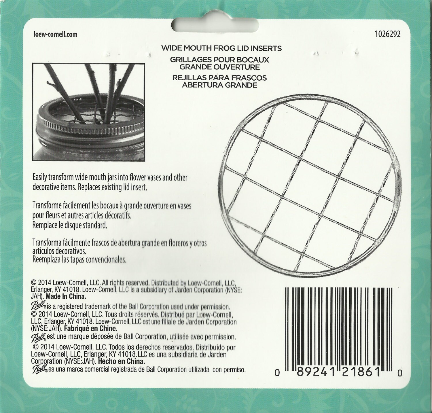 4 Wide Mouth FROG LID Inserts Transform Ball Kerr Atlas Mason Canning ...
