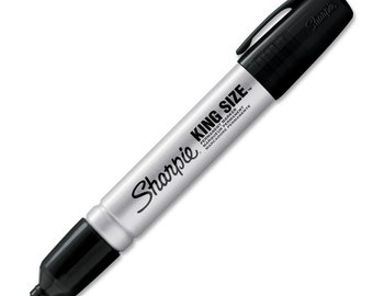 Sharpie King Size Permanent Marker Large Chisel - Etsy