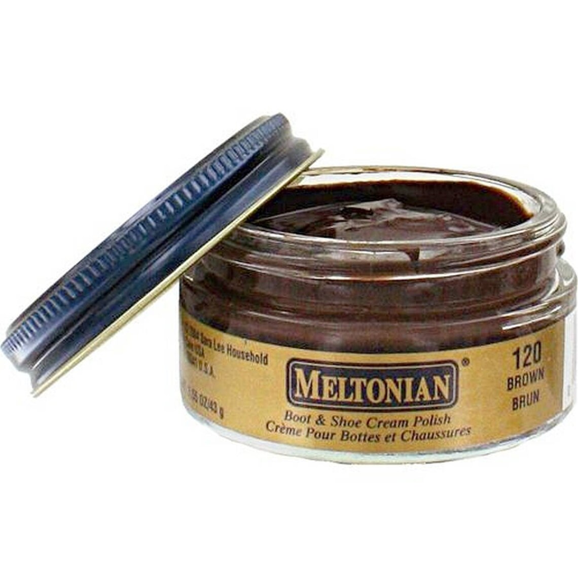 BROWN Color 120 Boot & Shoe CREAM Polish Shine Protect and Condition ...