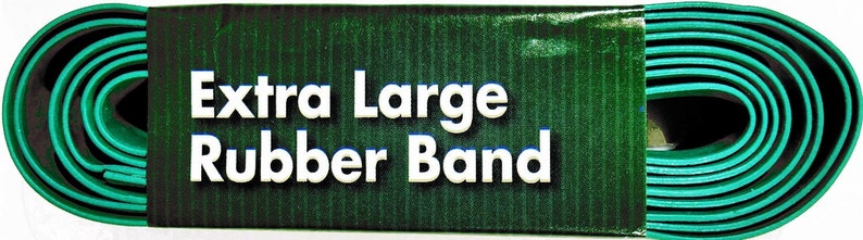 1 Extra Large Jumbo Big Green RUBBER BAND 36 Diameter X 3/4 Wide XXL ...