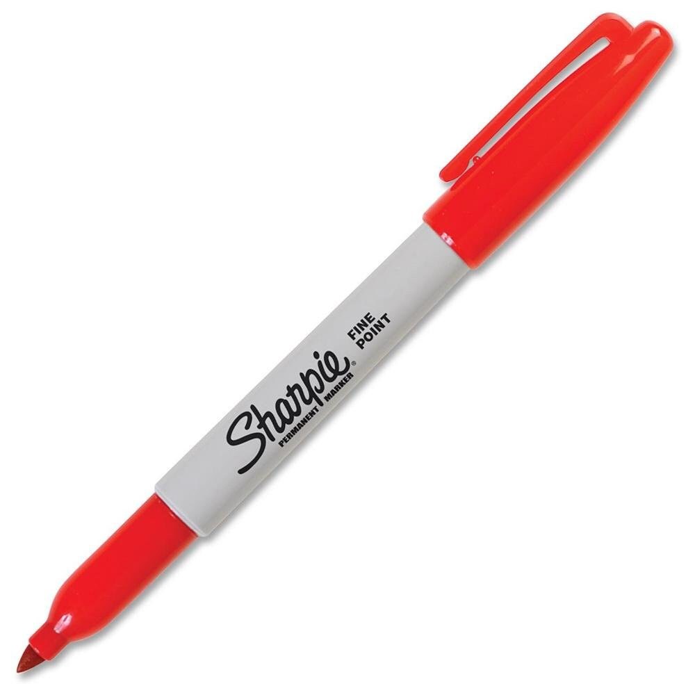 1 RED Sharpie Original Fine Point Magic MARKER Permanent & Water ...