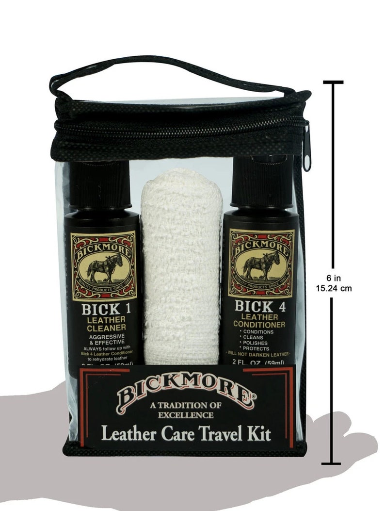 Leather Care Travel Kit Boot Shoe Bick 1 Bick 4 Cleaning | Etsy