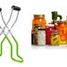 CANNING JAR LIFTER Grabber Tongs Insulated Handle Stainless Universal ...