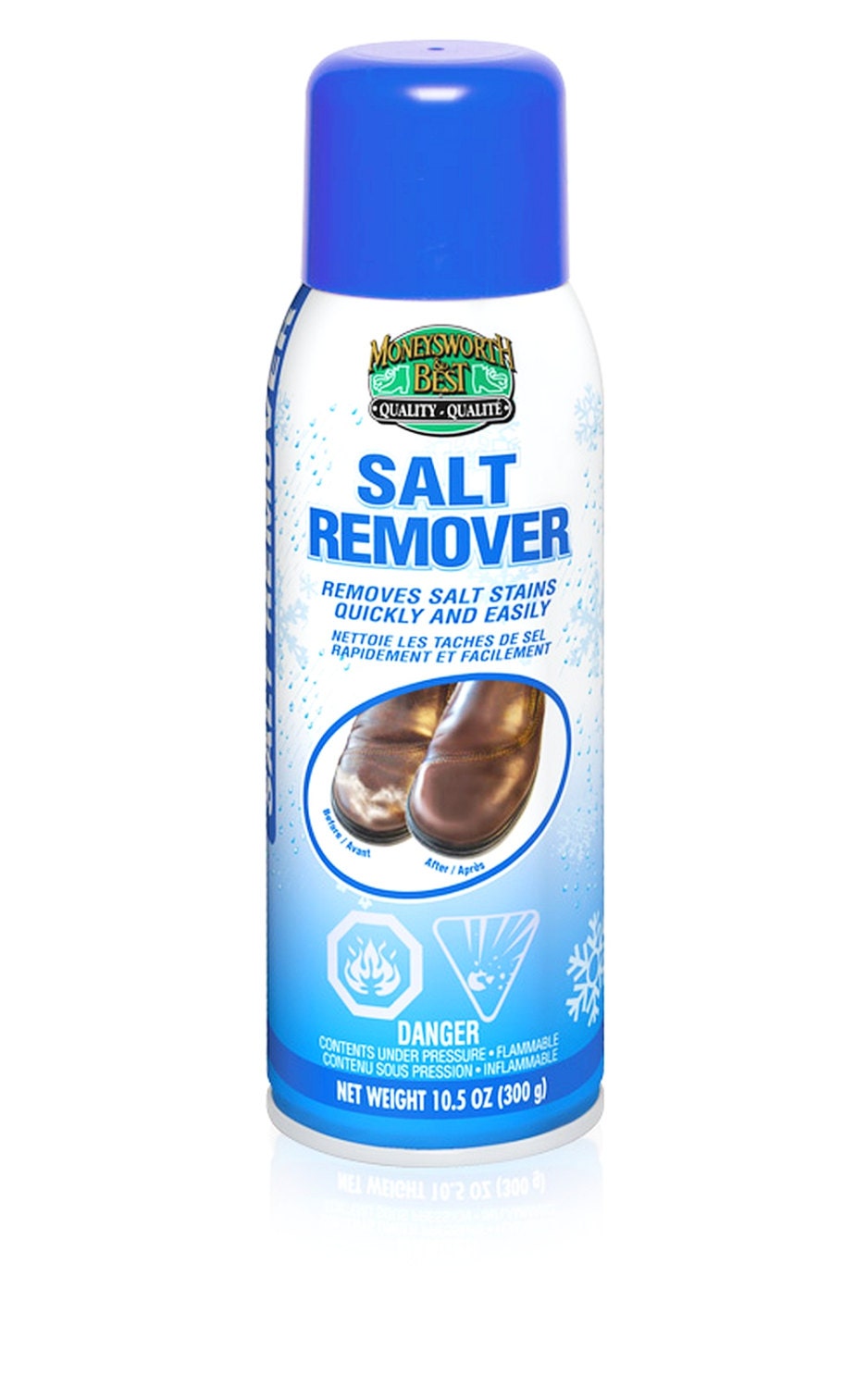 SALT REMOVER Aerosol Foaming Remove White Salt Residue Water Stain From ...