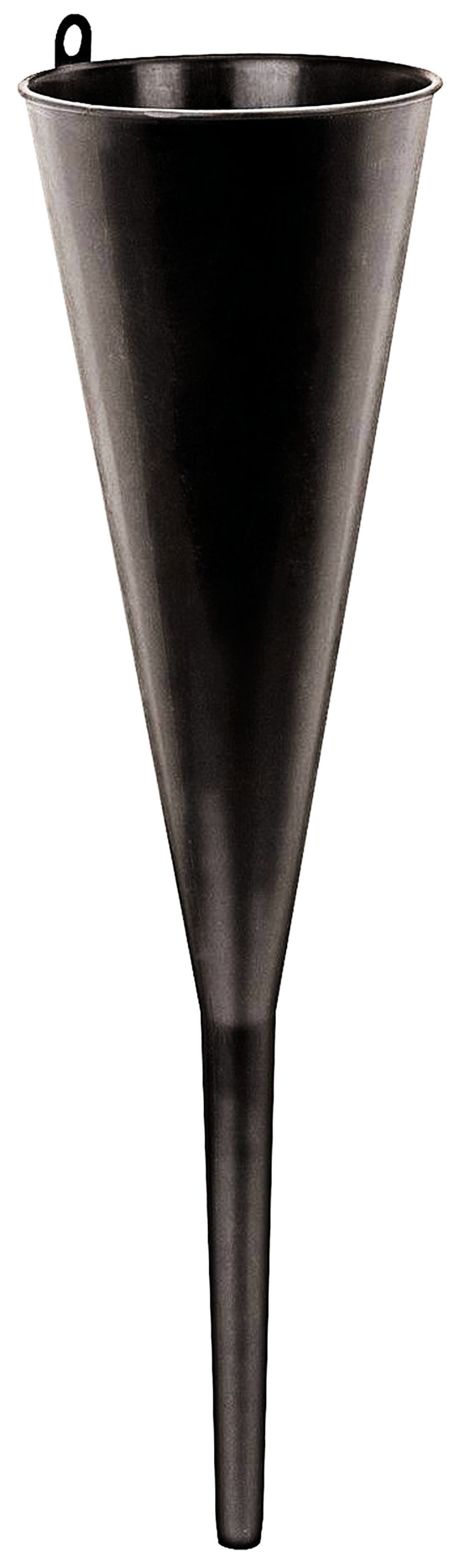 18 FUNNEL Extra Long Neck W/ 5 Top Opening Long Reach Black Plastic for ...