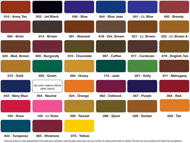 BROWN Color Angelus Original LUSTRE CREAM Cleaner & Polish - Etsy