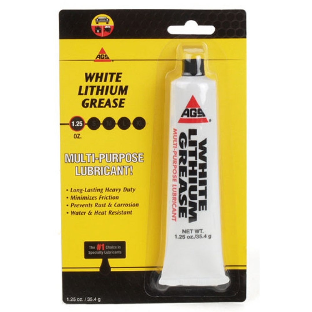 White Lithium Grease Lubricant TUBE Lubricate Auto Truck Door - Etsy