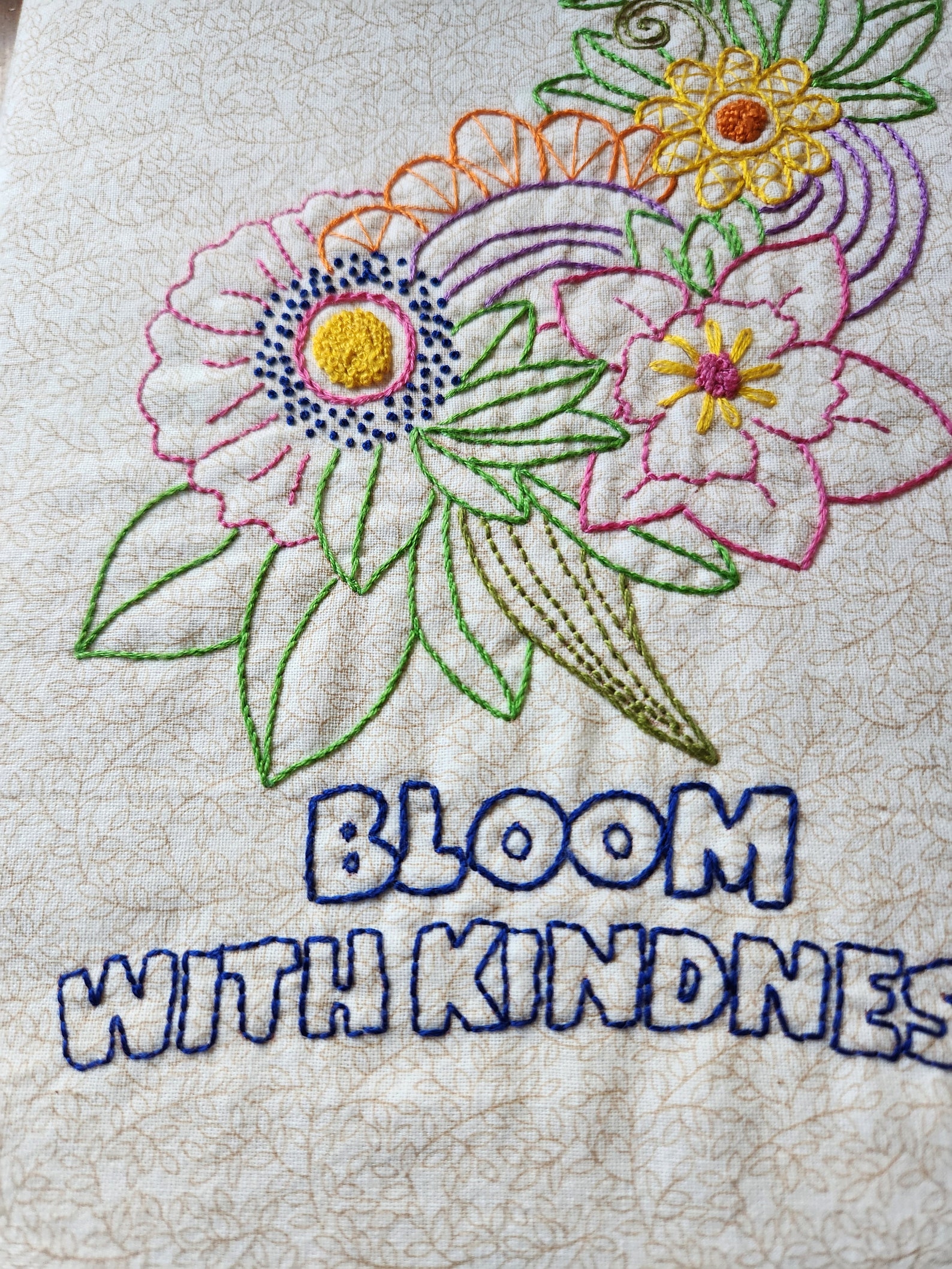 Hand Embroidered Journal Cover - Etsy