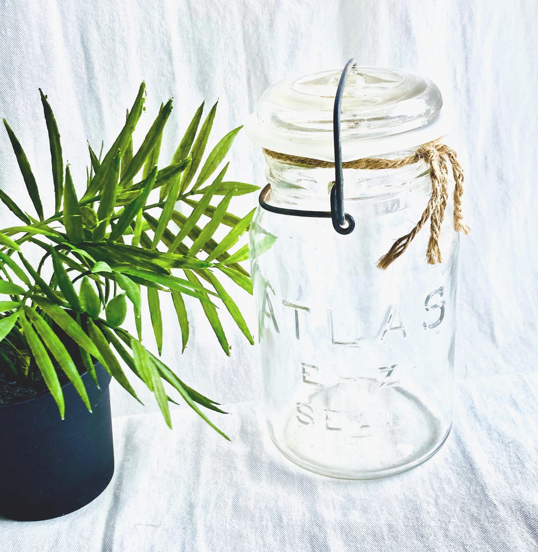 Antique Atlas Canning Jar - Etsy