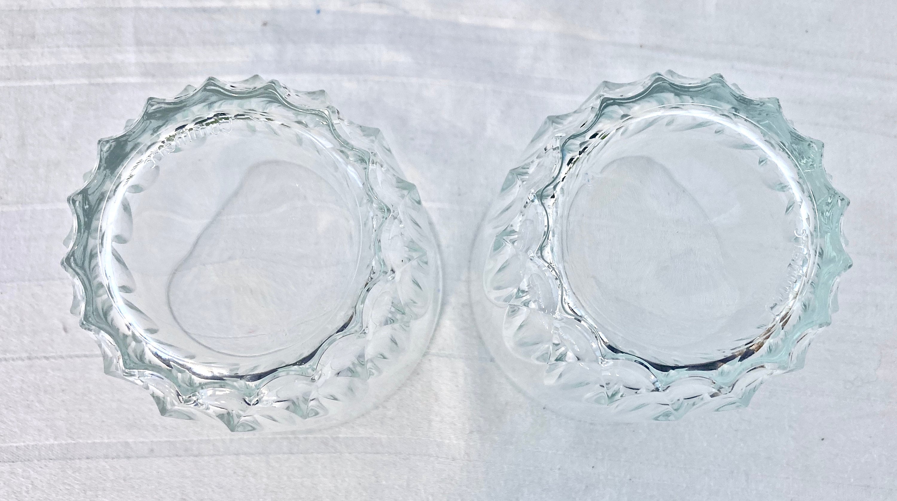Pair of Vintage Cut Glass Rocks Glasses by Luminarc France - Etsy