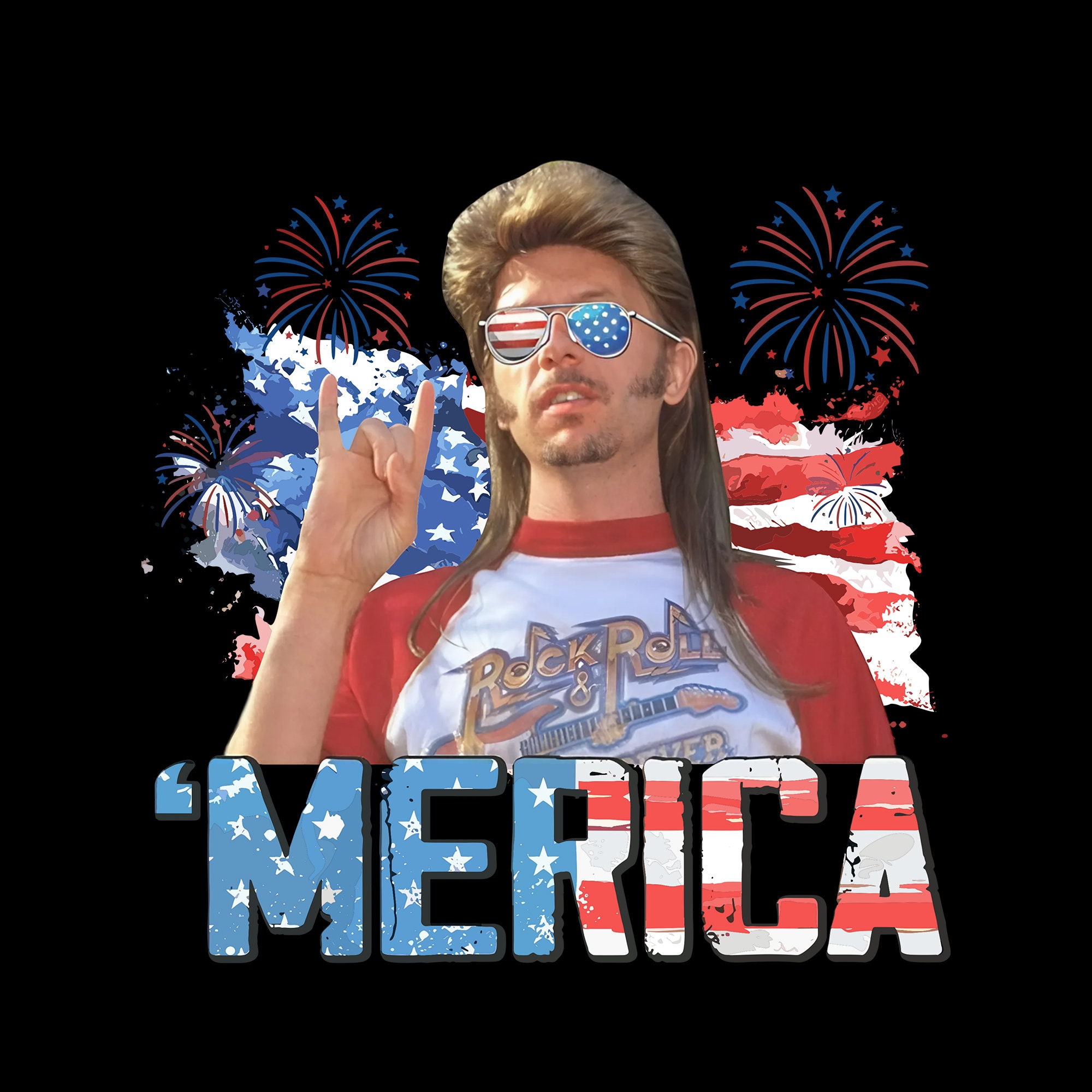 Joe Dirt Merica Png , 4th of July Png, American Flag Png, Independence ...
