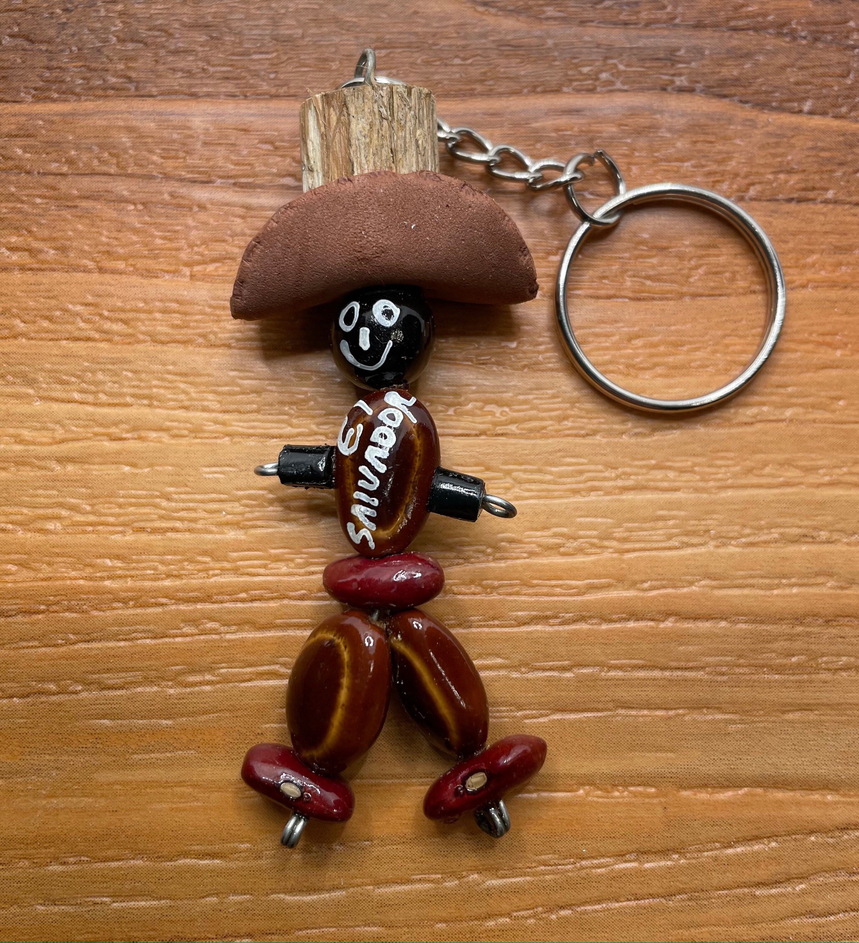 El Salvador 2 Souvenir Keychains Bean People | Etsy