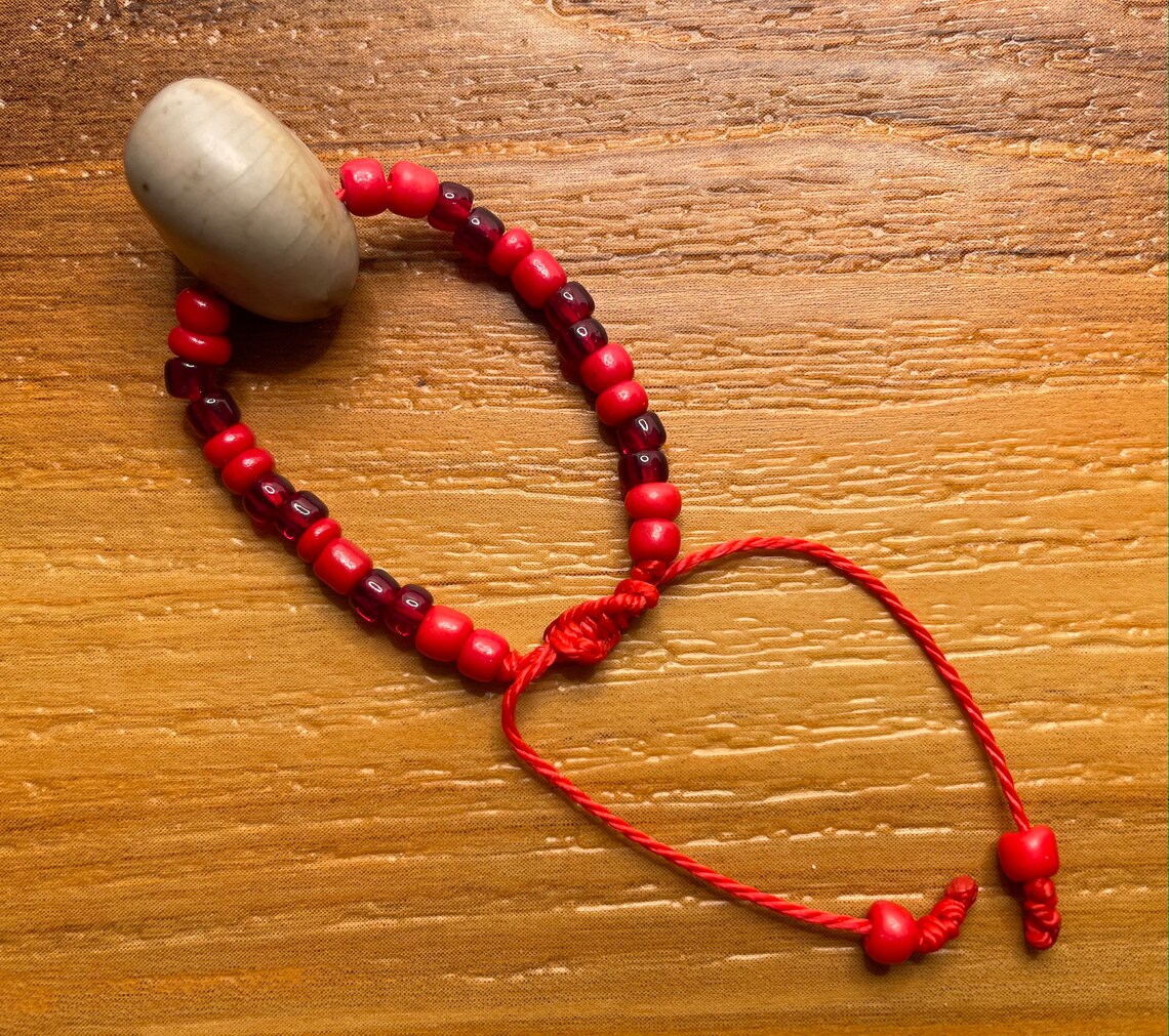 Pulsera Ojo de Venado para niños El Salvador Granate y - Etsy España