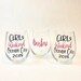 Girls Weekend Wine Glasses, Girls Weekend, Girls Getaway, Personalized ...