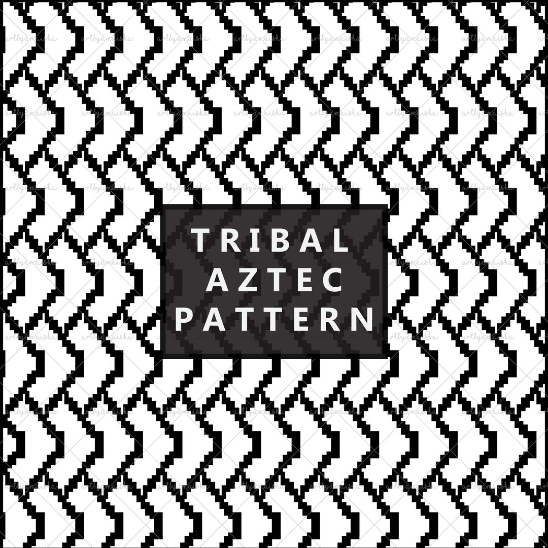 TRIBAL AZTEC PATTERN Svg - Svg, Aztec Svg, Tribal Pattern, Seamless ...