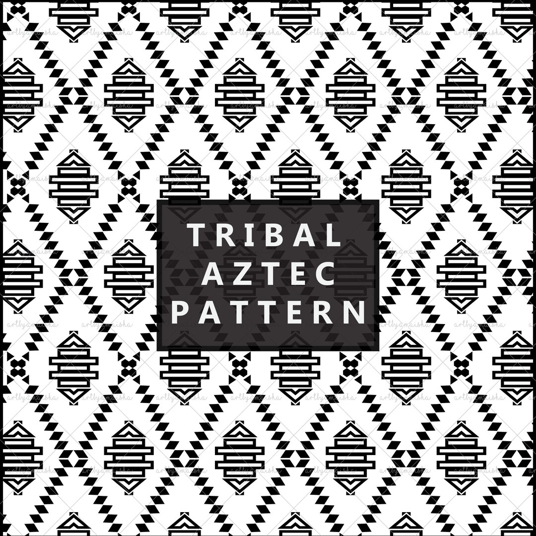 TRIBAL AZTEC PATTERN Svg - Svg, Aztec Svg, Tribal Pattern, Seamless ...
