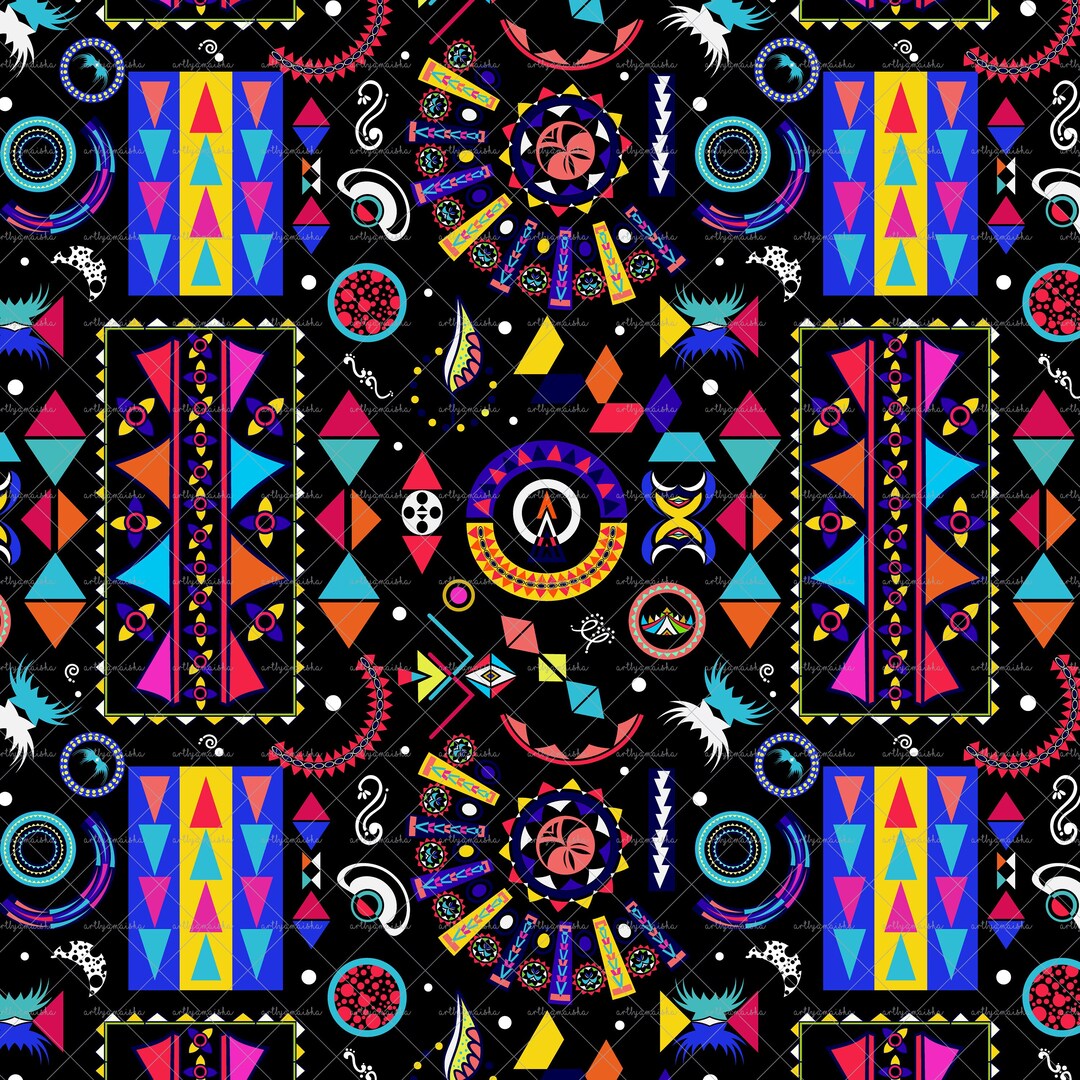 African Ankara Digital Seamless Jpg Pattern, for Commercial Use - Etsy