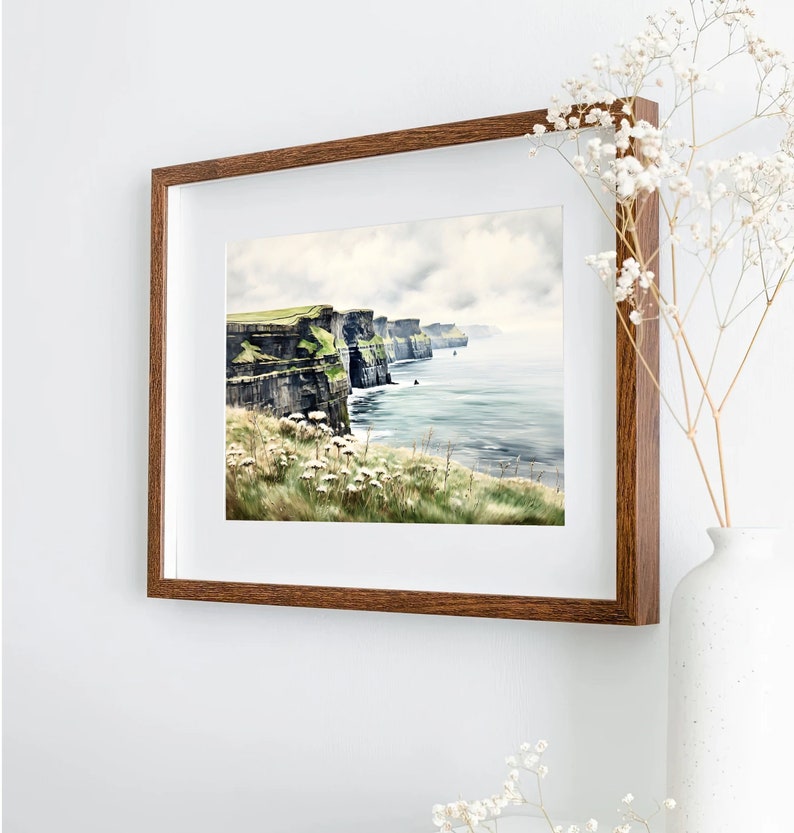 Cliffs of Moher, Co Clare, Ireland Travel Wall Art, Irish Landscape ...