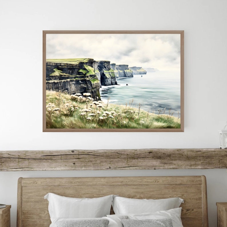 Cliffs of Moher, Co Clare, Ireland Travel Wall Art, Irish Landscape ...