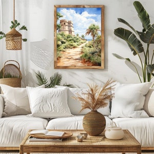 Dry Tortugas National Park Florida Travel Watercolor Art Print Gift ...