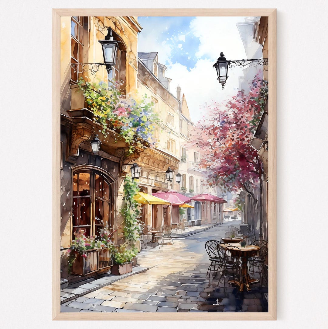 Vienna Travel Painting Art Print Vienna Poster Wall Art Austria Vintage ...