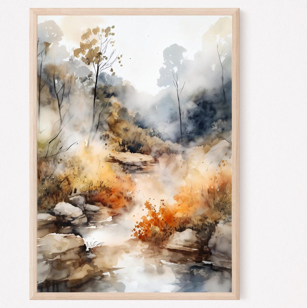 Hot Springs National Park Wall Art Print – Arkansas Travel Poster ...