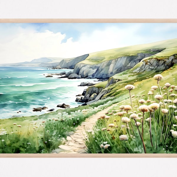 Ireland Watercolor - Etsy