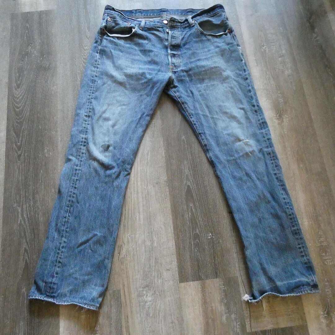 Levi's 501 Jeans Vintage Levi Button Fly Single Stitch Denim 90s Y2K ...
