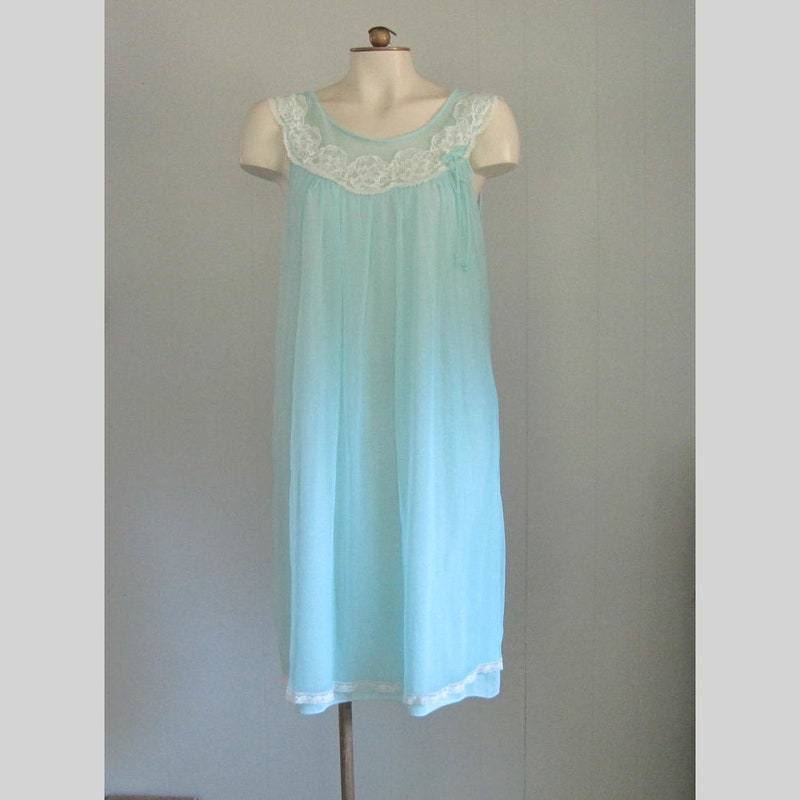 Sheer Nightgown Negligee - Etsy
