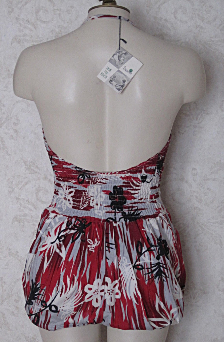 1950s Vintage Swim Suit / One Piece Deauville Cotton Bathing - Etsy