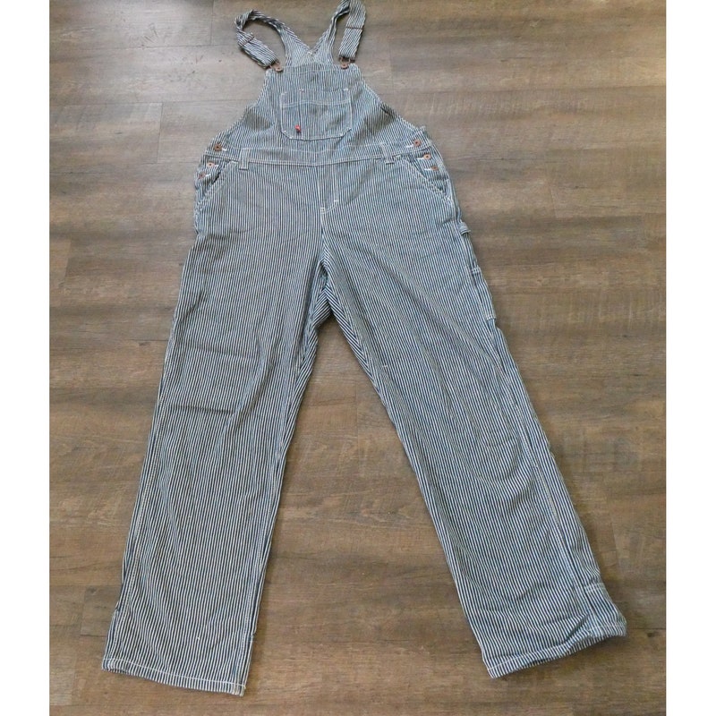 Striped Overalls - Etsy